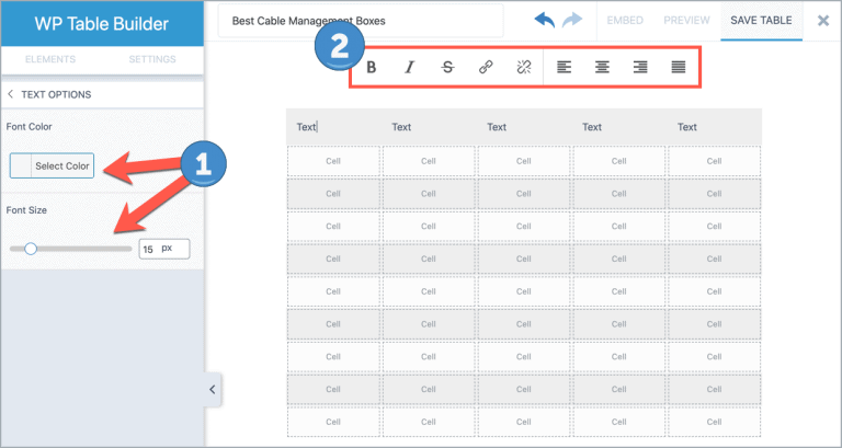How To Create Your First Table With WP Table Builder