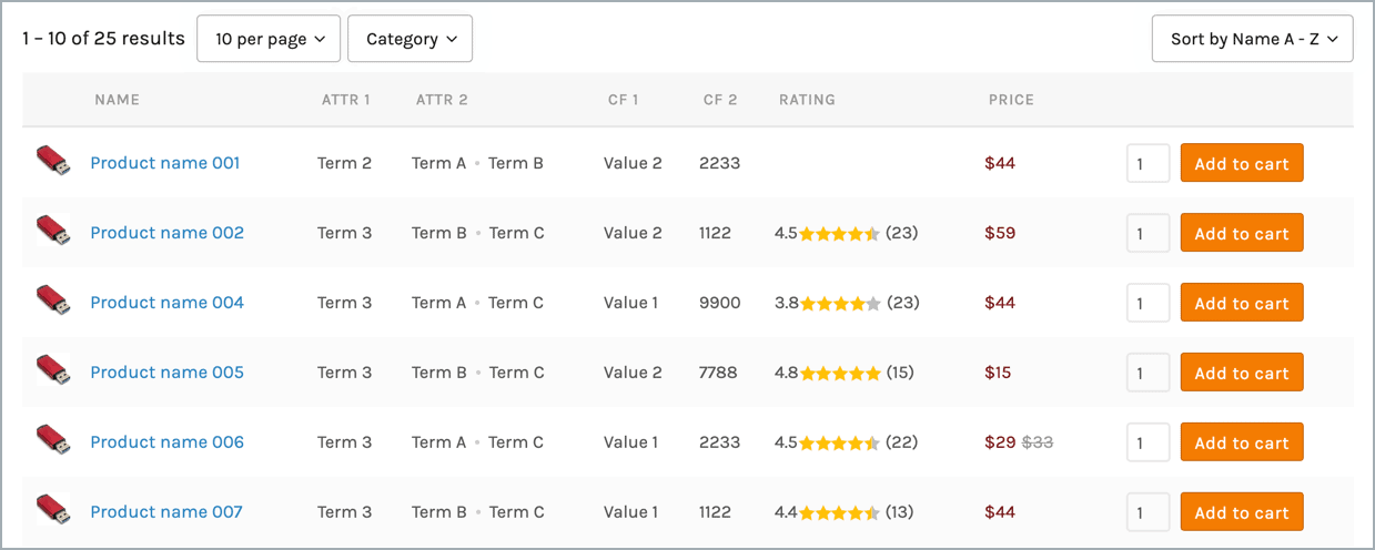 7 Best WooCommerce Product Table Plugins (Compared)