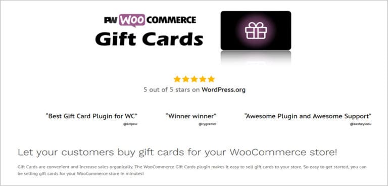 6 Best WooCommerce Gift Card Plugins