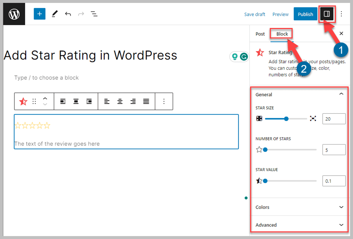 How to Add Star Ratings In WordPress (3 Easy Steps)