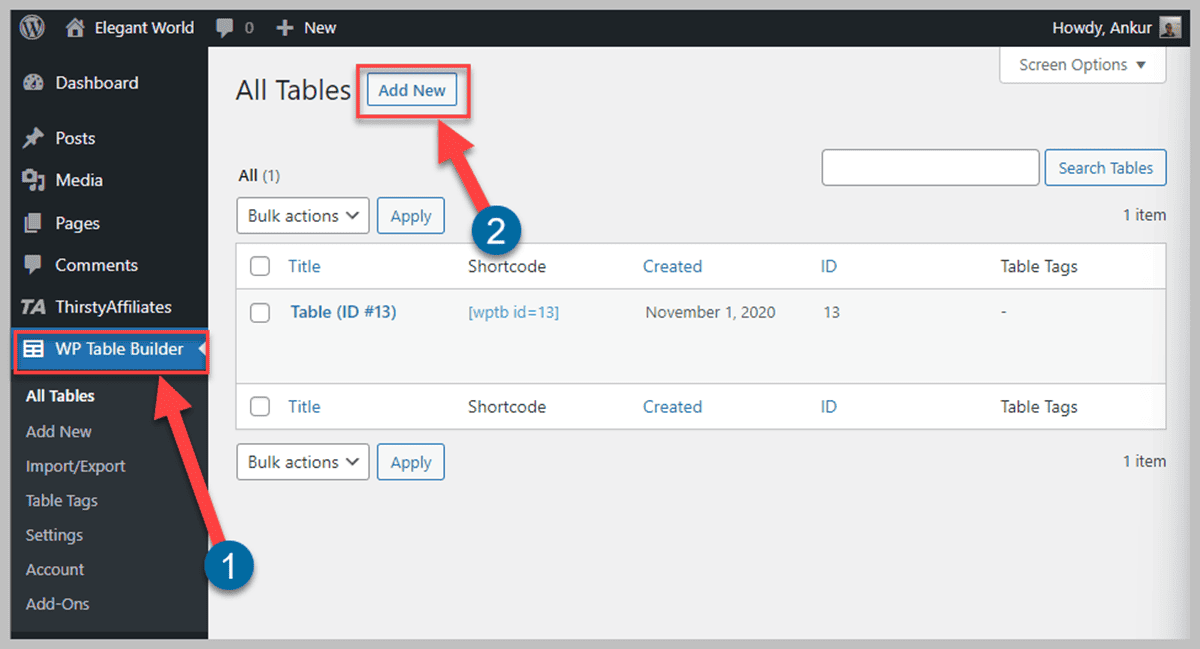 How to Create a Product Specification Table in WordPress (4 Easy Steps)