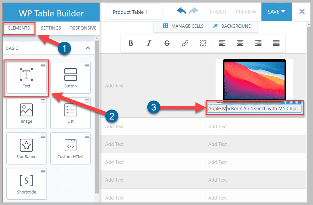 How to Create a Product Specification Table in WordPress (4 Easy Steps)