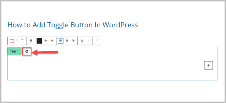 How to Add a Toggle Button in WordPress (3 Easy Steps)