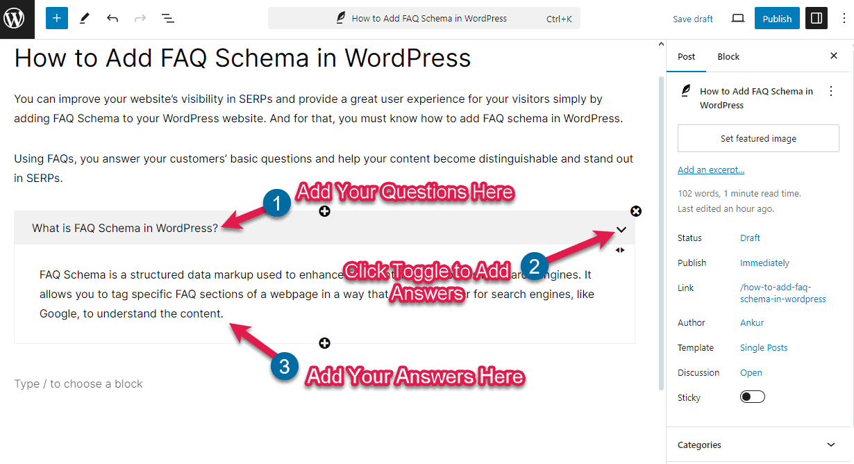 How to Add FAQ Schema in WordPress (3 Easy Steps)