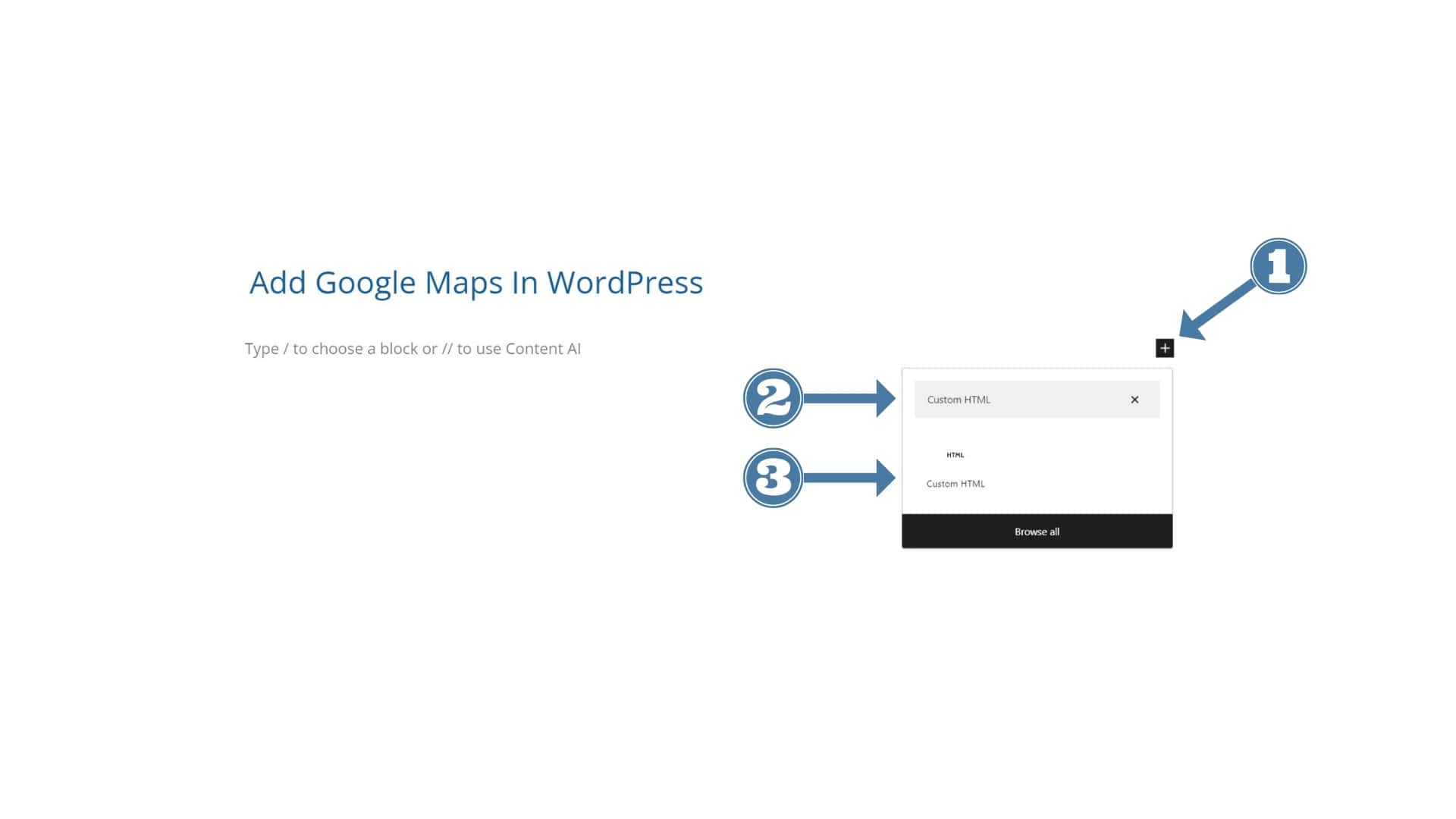 How to Add Google Maps In WordPress (2 Ways)
