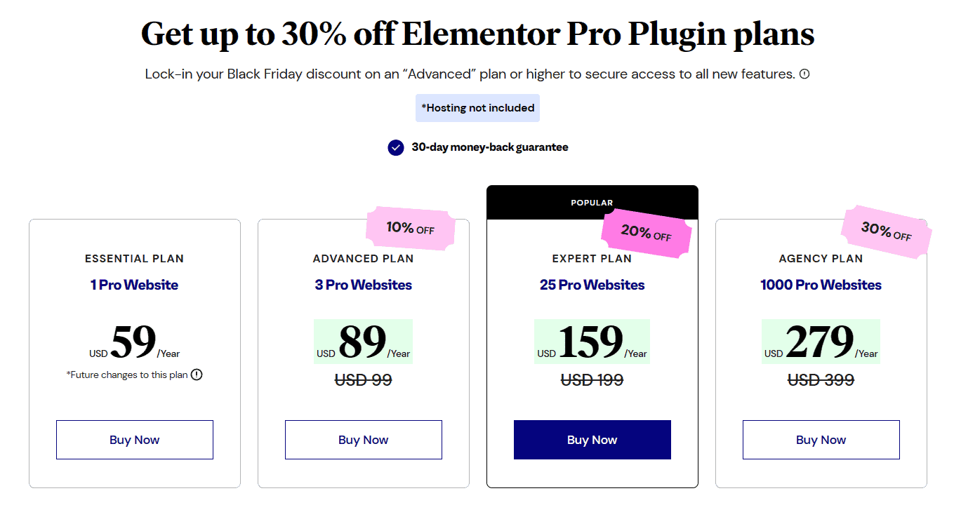 Elementor Black Friday Sale 2024 - Get Up To 50% OFF!