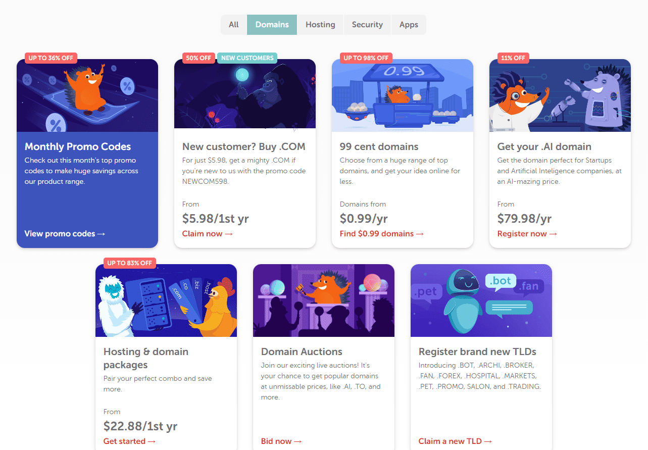 5 Best Black Friday Domain Offers 2024 (Up To 99% OFF)