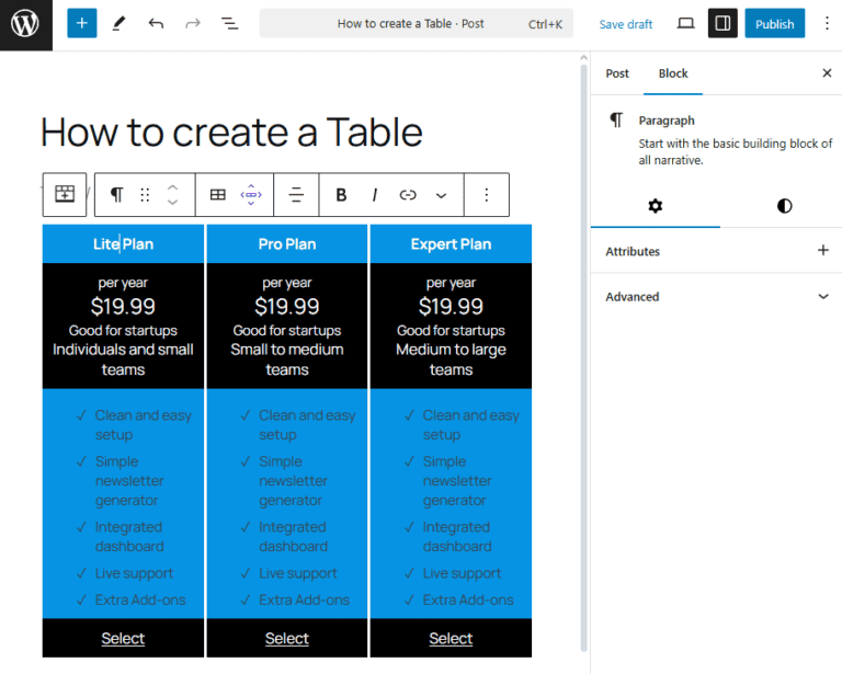 7+ Best WordPress Table Plugins In 2025